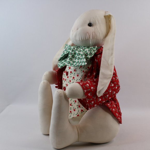 Handmade | Accents | Vintage Handmade Floppy Eared Rabbit Muslin Bunny ...